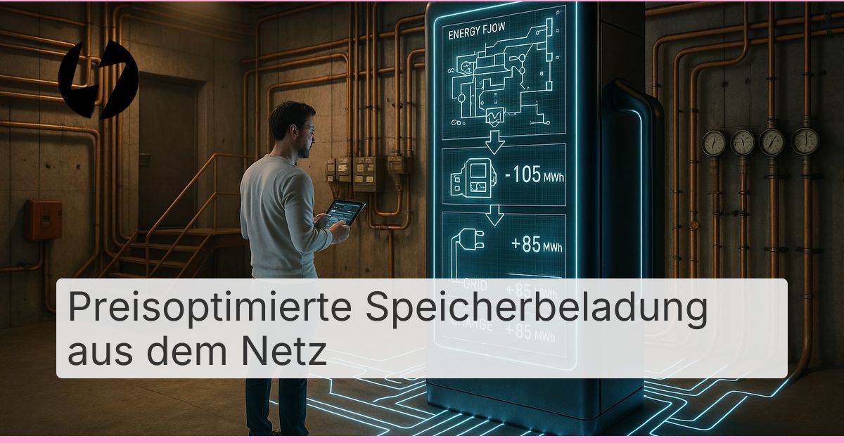 Preisoptimierte Speicherbeladung aus dem Netz