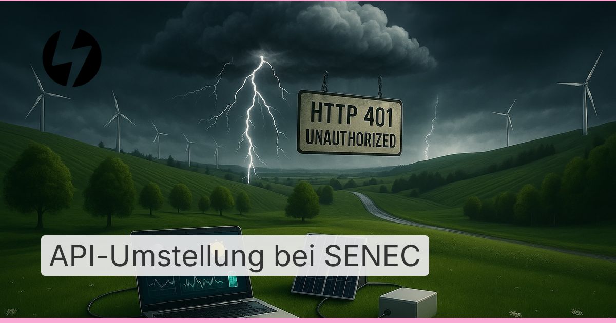 API-Umstellung bei SENEC